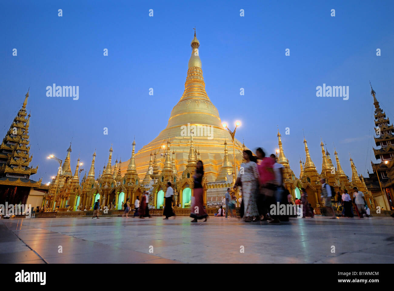 SHWEDAGON PAGODA one of the most famous buildings in Myanmar and Asia ...