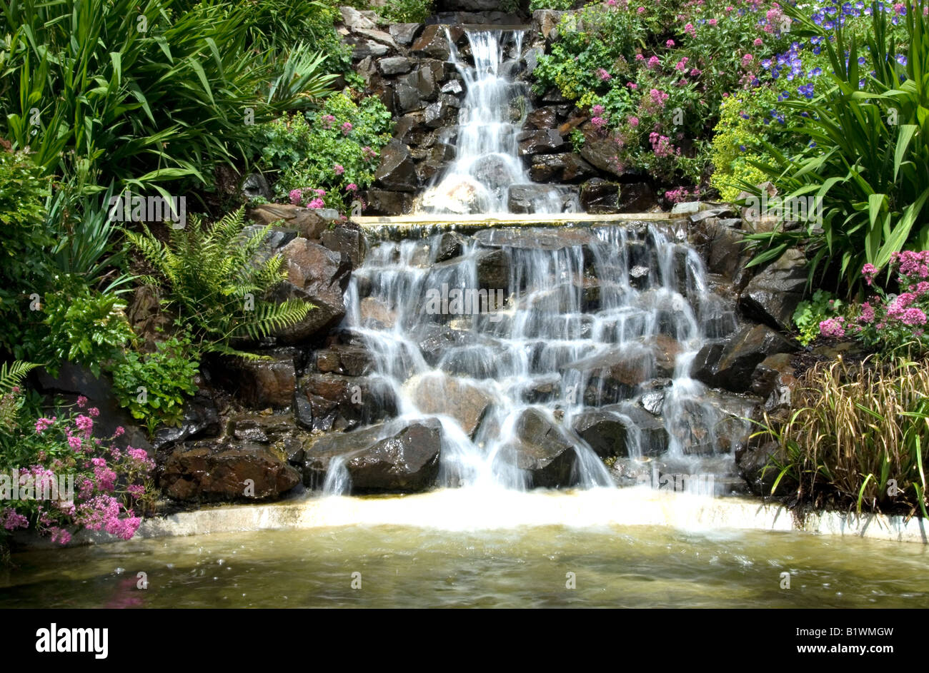 water feature, Fougeres, France Stock Photo - Alamy
