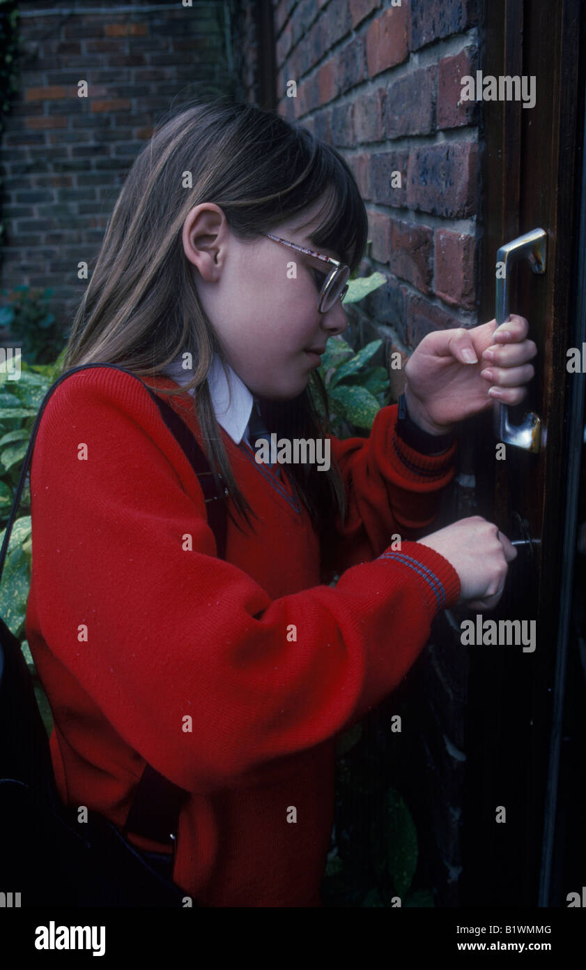 Door key after school hi-res stock photography and images - Alamy