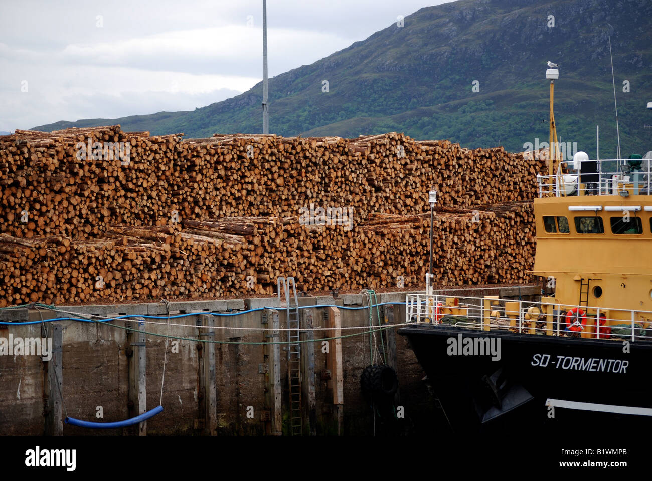 Logging boat hi-res stock photography and images - Alamy