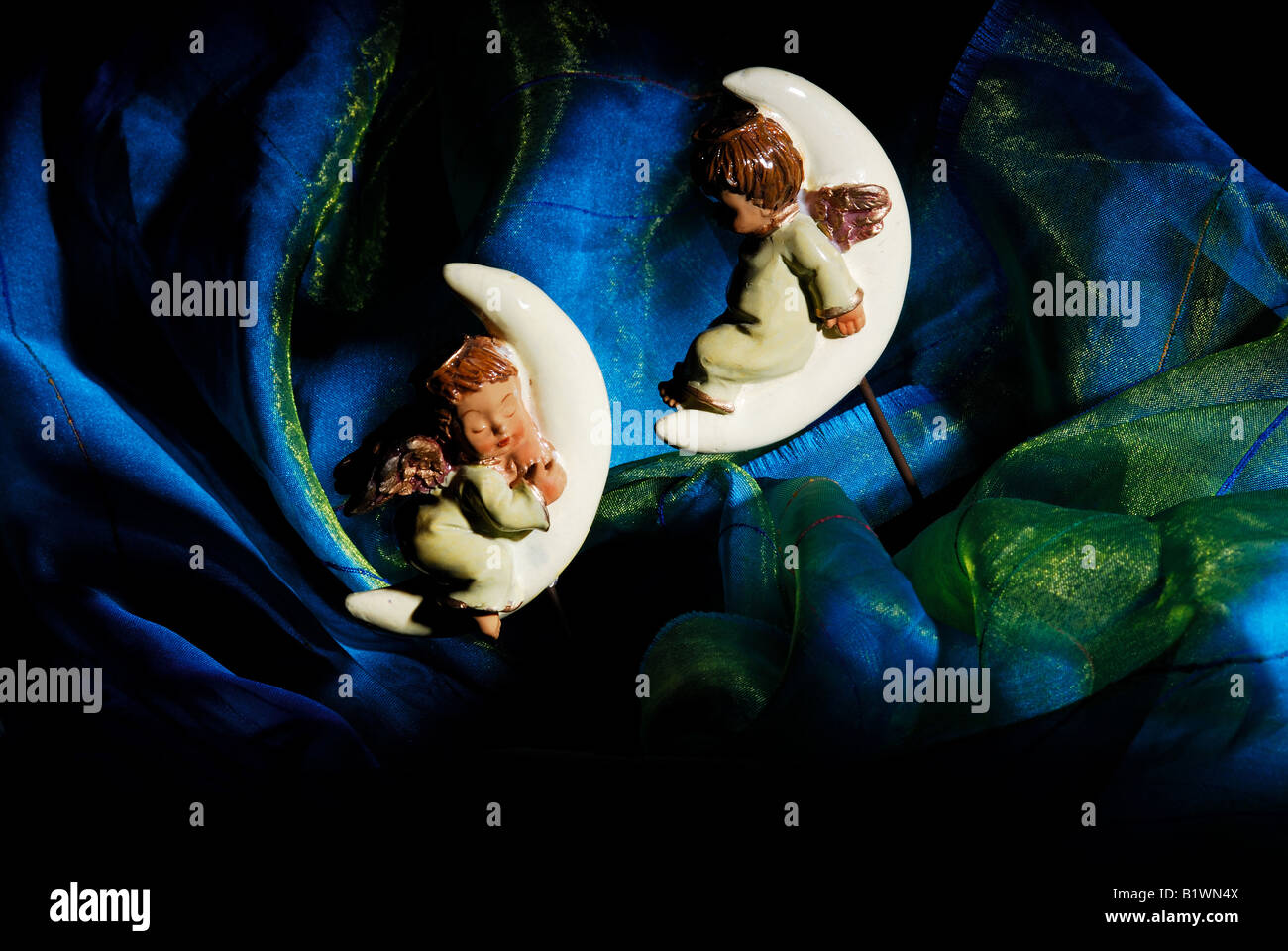 angels on the moon Stock Photo - Alamy