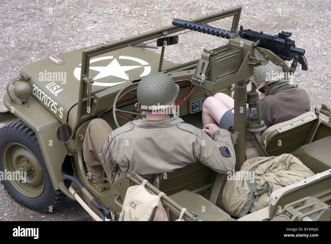 Ww2 us machine gun hi-res stock photography and images - Alamy