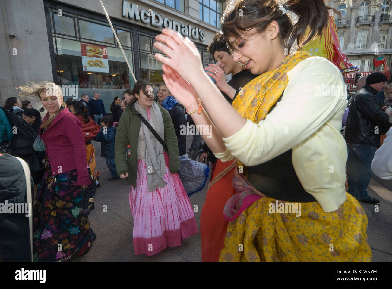 Hare Krishna devotees dance in Gaura Purnima procession around Central ... Hare Krishna devotees dance in Gaura Purnima procession around Central ...