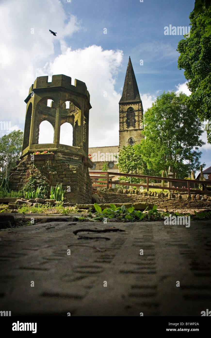 The remains of Thornton Chapel where Patrick Bronte was Rector from ...