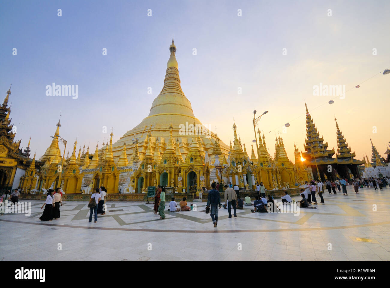 SHWEDAGON PAGODA one of the most famous buildings in Myanmar and Asia ...