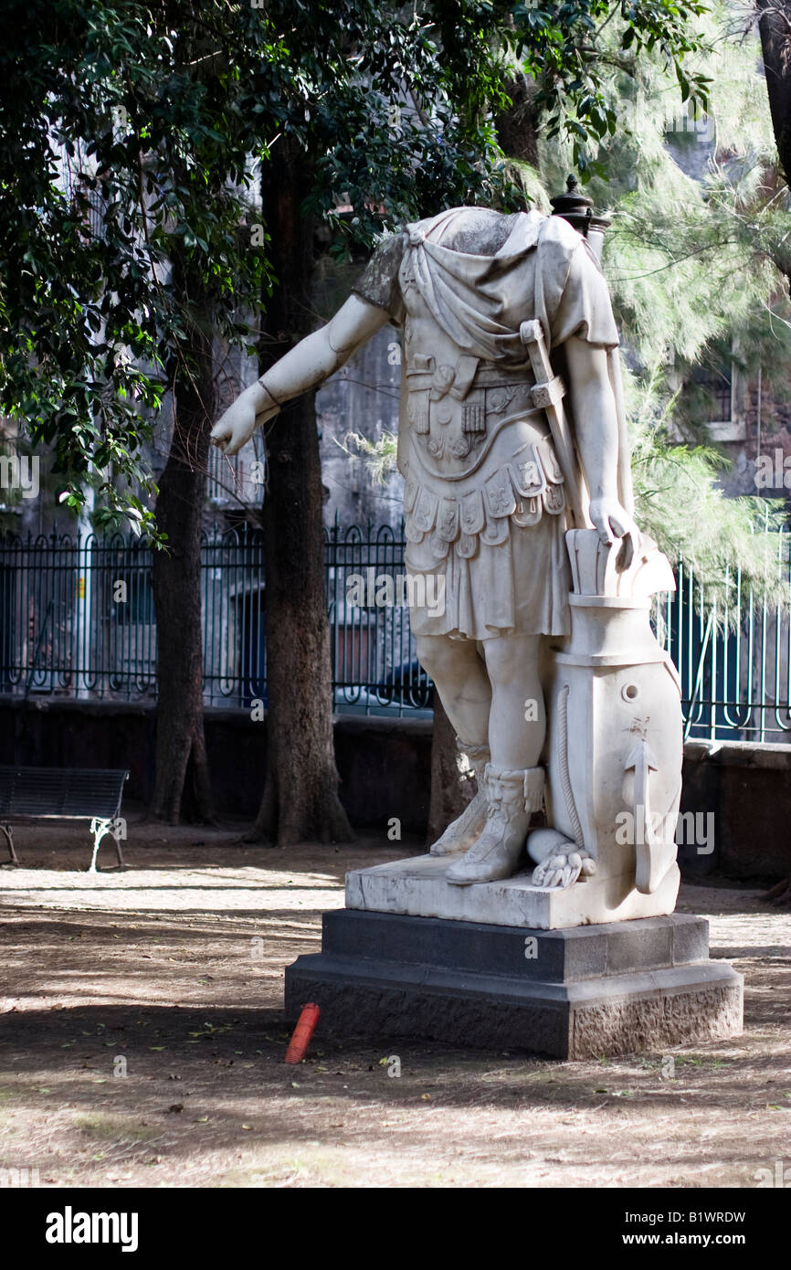 Headless statue in Catania, Sicily, Italy Stock Photo - Alamy