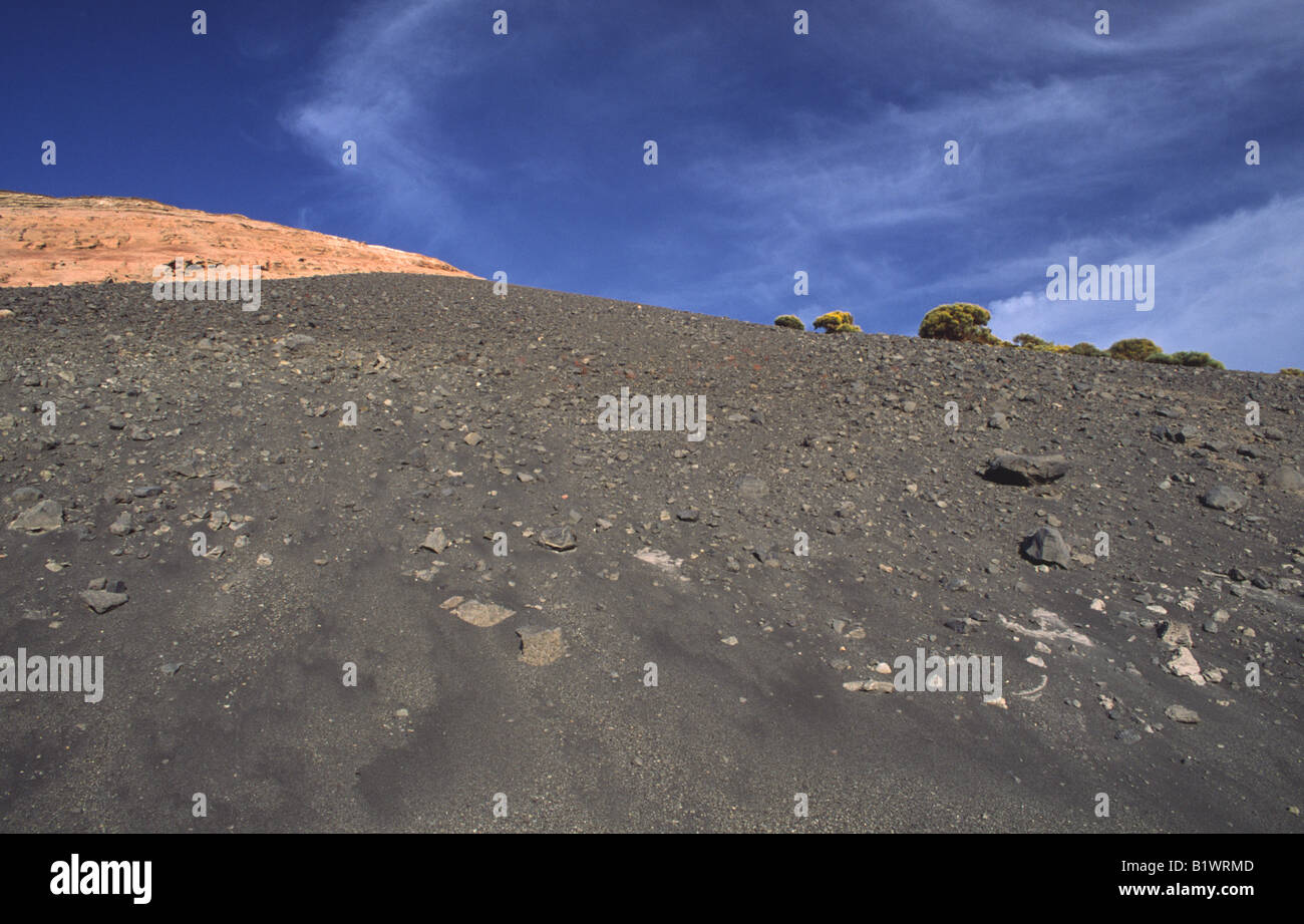 Volcanic sand and rock on the island of Vulcano Aeolian Islands Italy ...