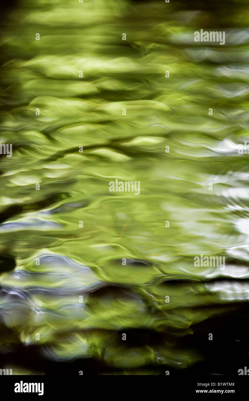 Green gradient water wave ripple pattern. Scotland Stock Photo - Alamy