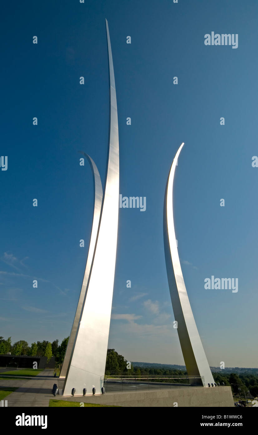 ARLINGTON, Virginia, United States — The US Air Force Memorial, located ...