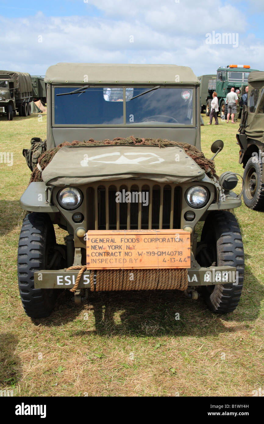 WWII Jeep light military vehicle Stock Photo - Alamy
