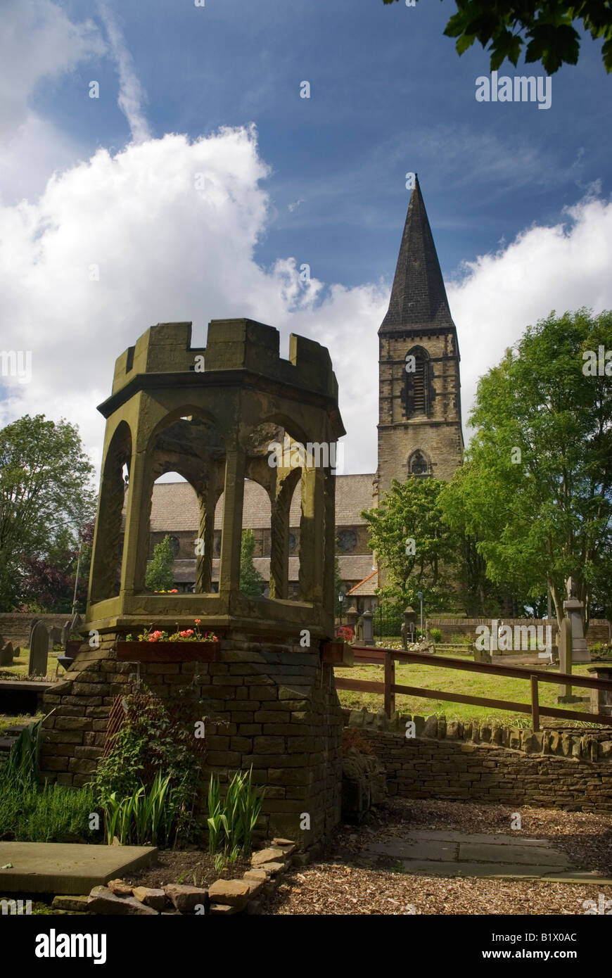 The remains of Thornton Chapel where Patrick Bronte was Rector from ...