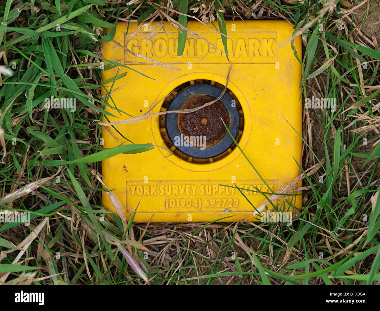 Survey mark hi-res stock photography and images - Alamy