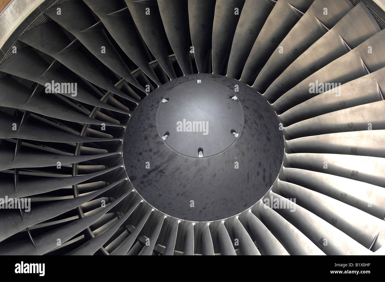 Turbine intake for a military jet Stock Photo - Alamy