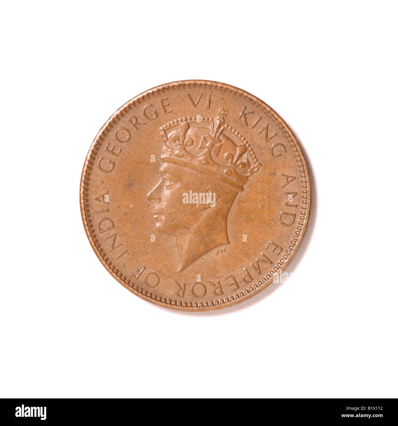 One Cent coin from Sri Lanka (Ceylon era Stock Photo - Alamy