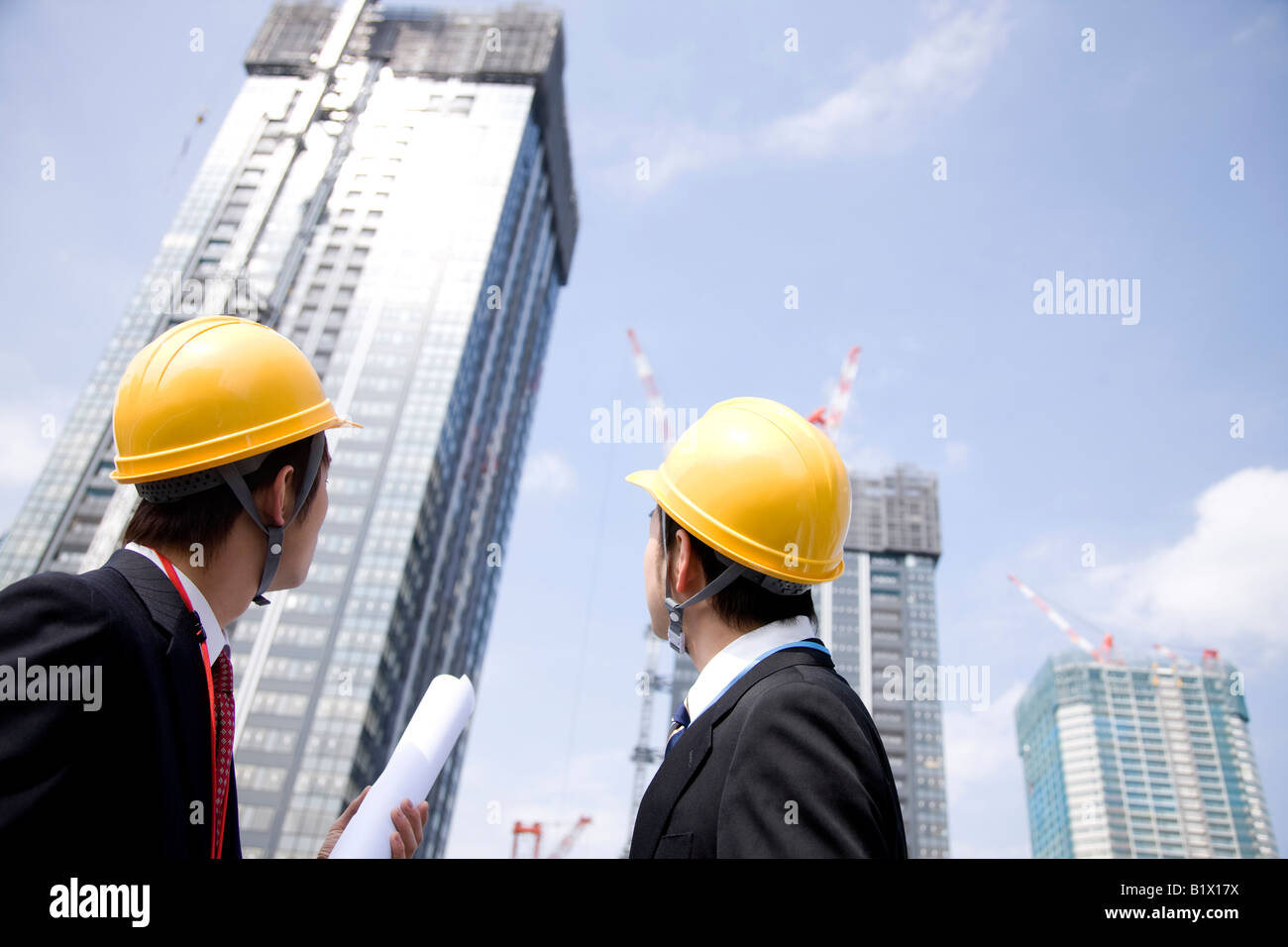 Portrait of Japanese workers Stock Photo - Alamy
