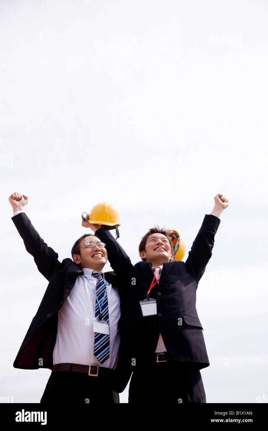 Portrait of Japanese workers Stock Photo - Alamy