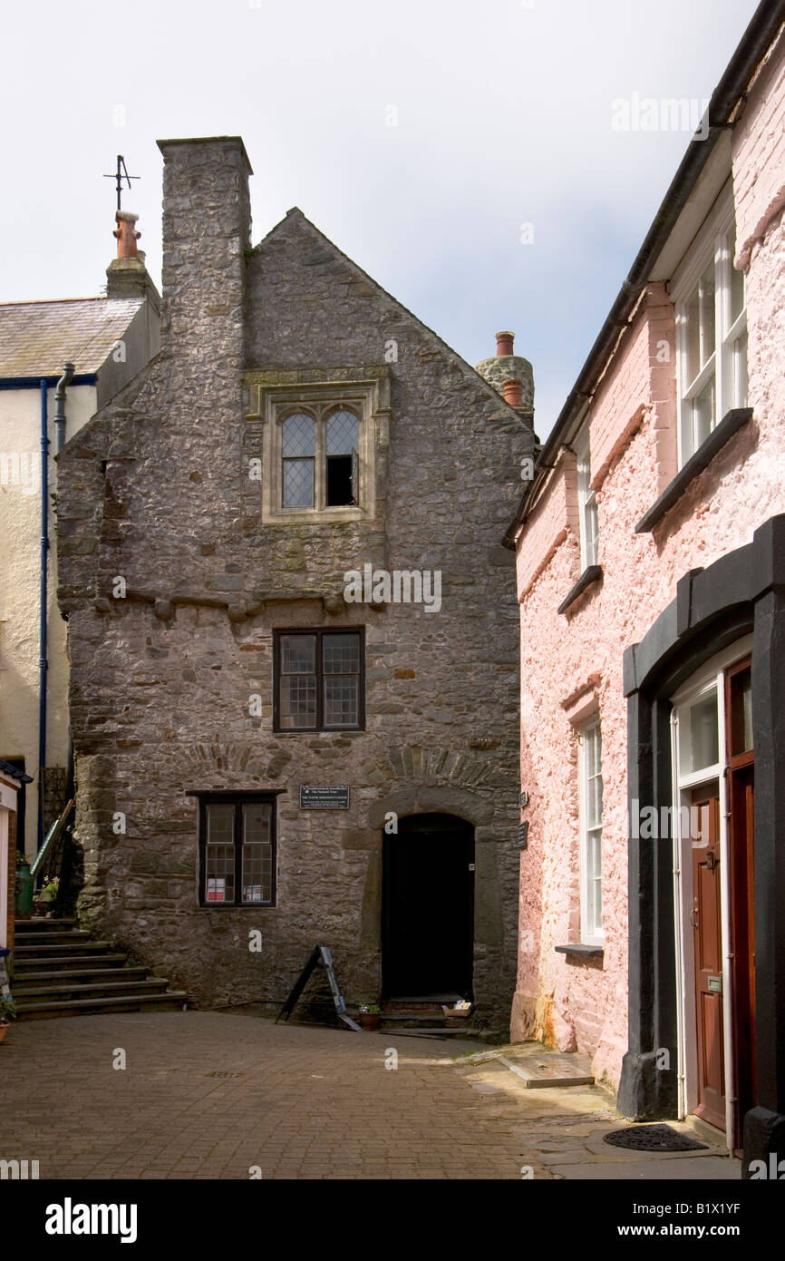 Tudor Merchants House, Tenby, Pembrokeshire, Wales, UK Stock Photo - Alamy