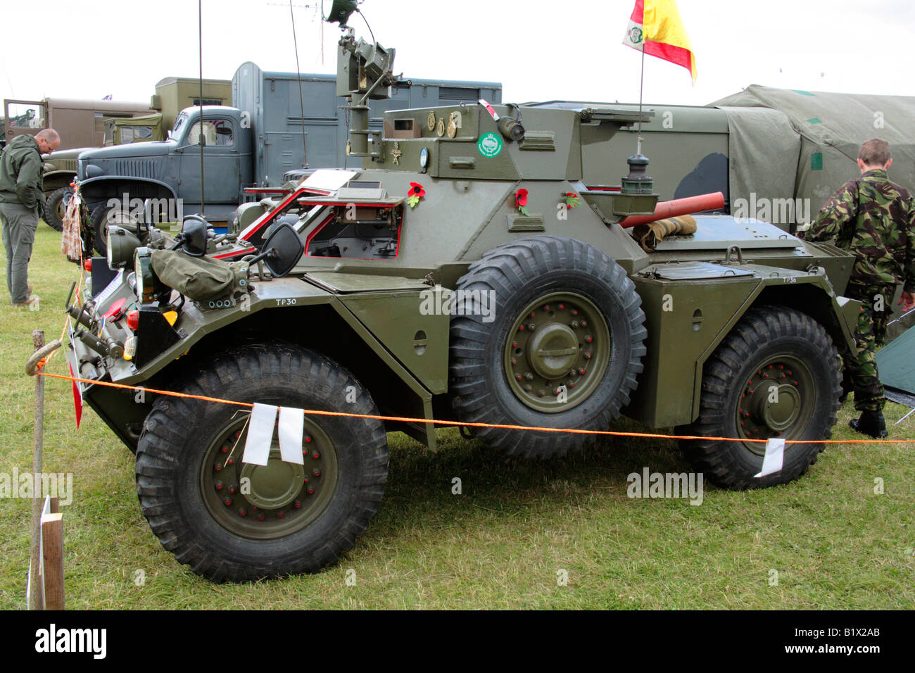 Armoured Armored Car military vehicle Stock Photo - Alamy
