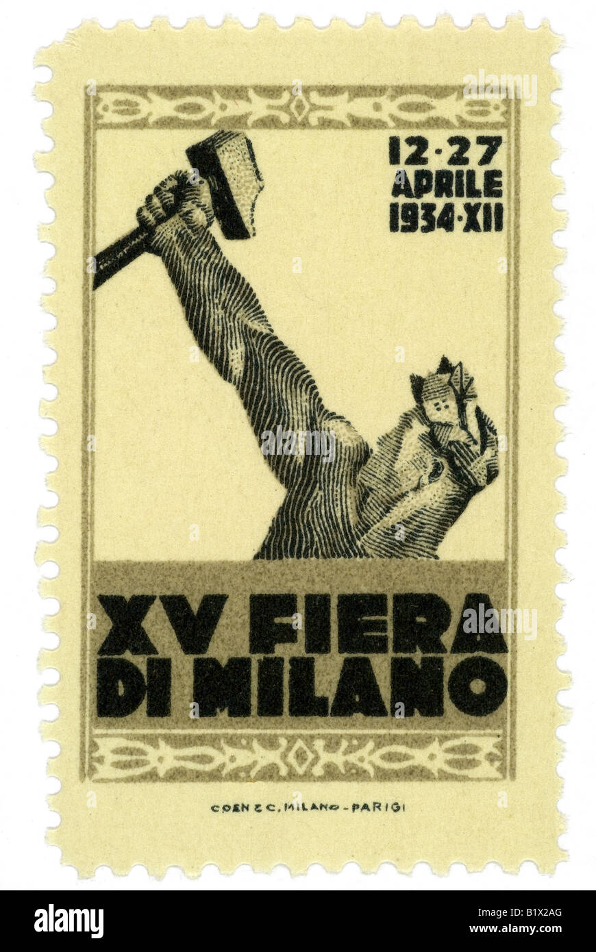 Fiera milano stamp italy hi-res stock photography and images - Alamy