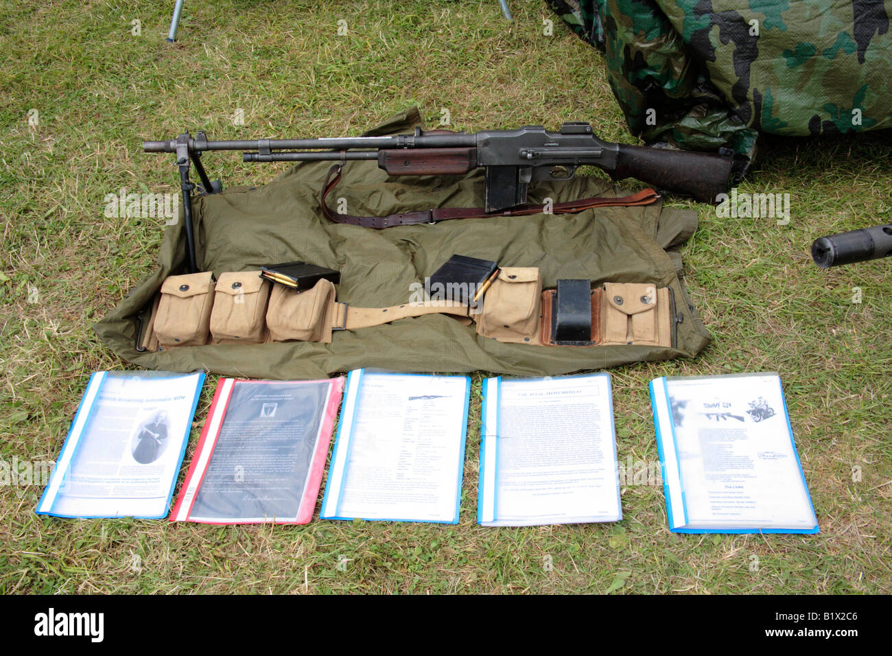 Browning .30" calibre caliber machine gun Stock Photo - Alamy