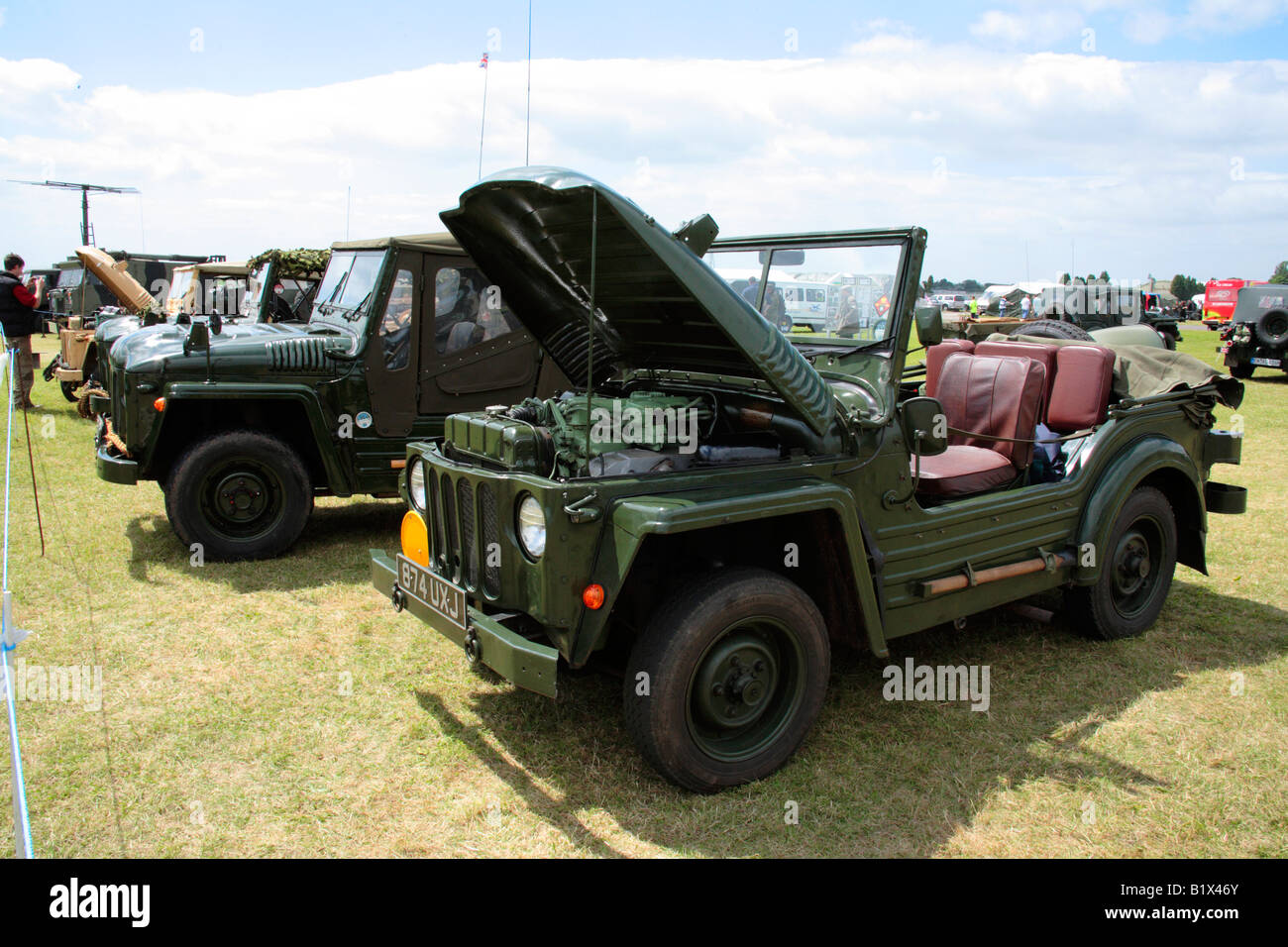 Austin Champs light military vehicle Stock Photo - Alamy