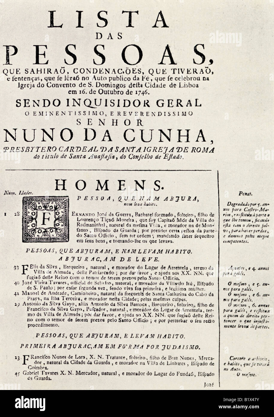 An auto da fe the spanish inquisition hi-res stock photography and ...