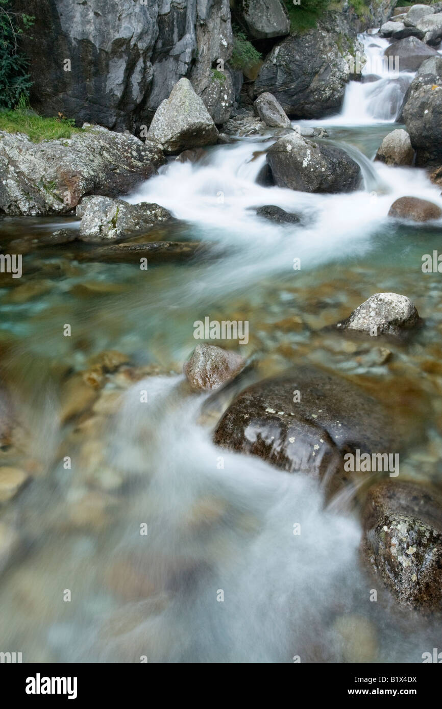 Eriste river Posets Maladeta natural park, spanish pyrenees Stock Photo ...