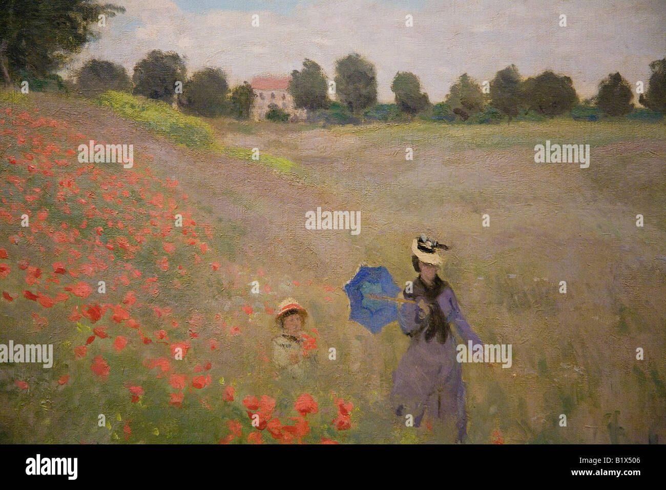Poppies, The Poppy Field, Claude Monet, 1873, Oil on canvas, Musee D ...