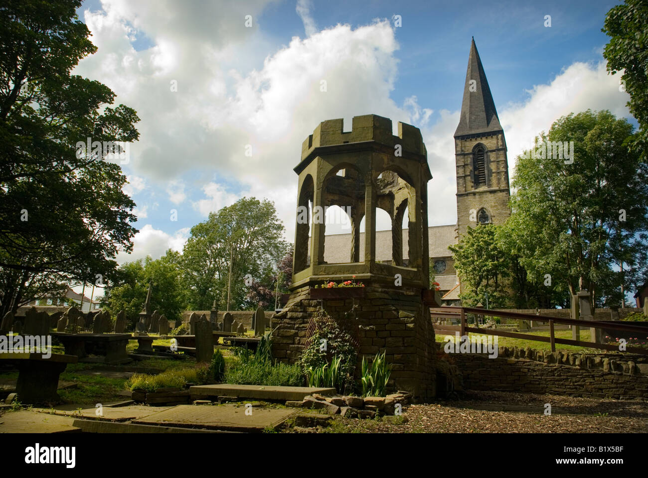 The remains of Thornton Chapel where Patrick Bronte was Rector from ...
