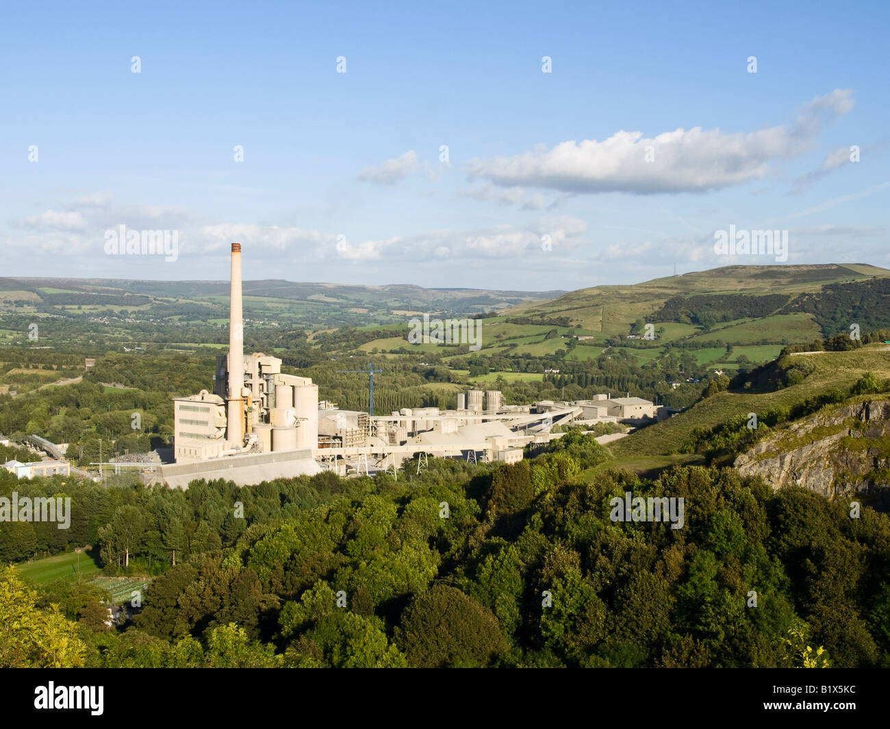 Hope Valley cement works Stock Photo - Alamy