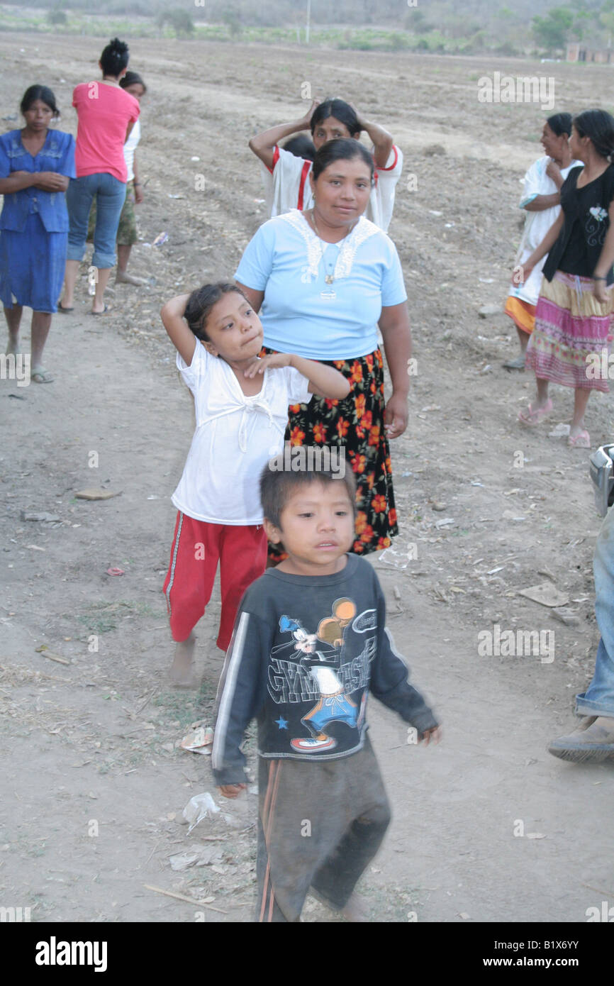 A dirty and hunger poverty stricken family Stock Photo - Alamy