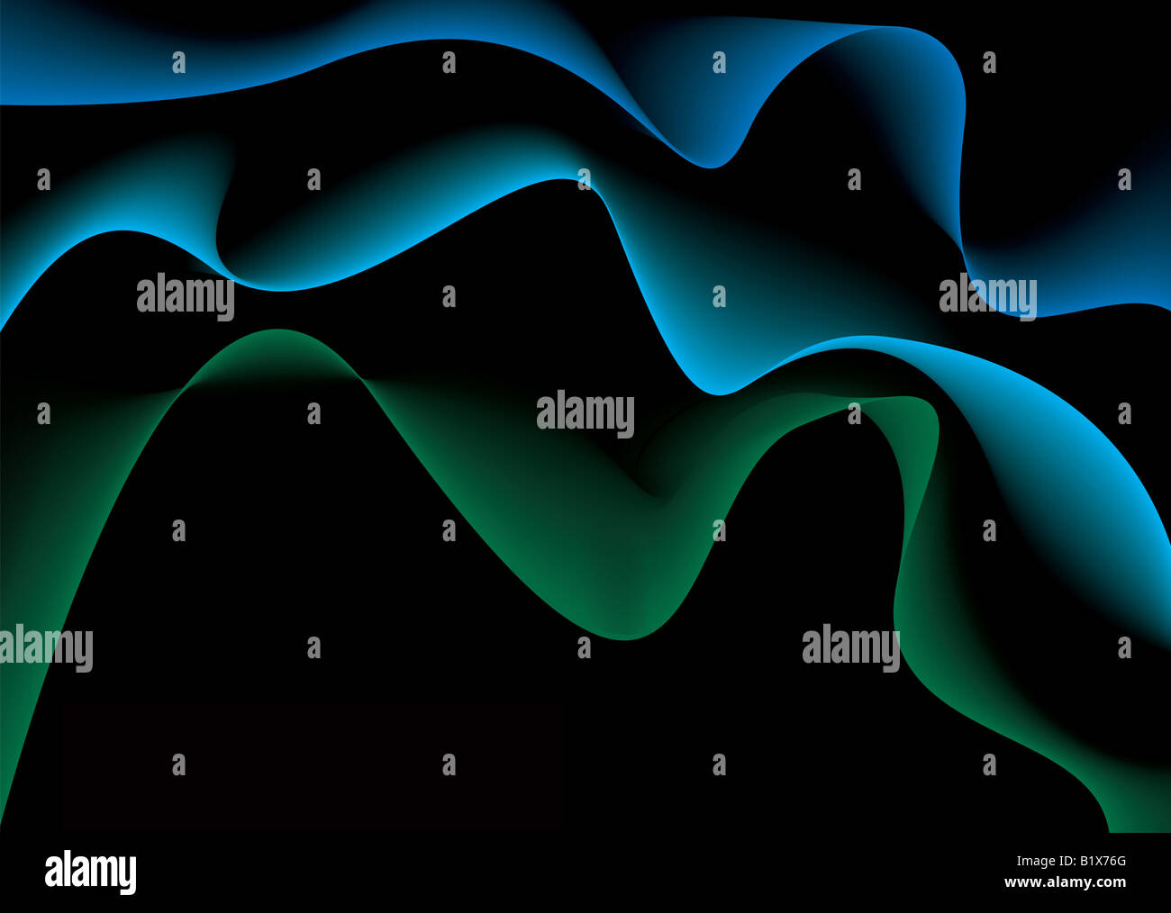 Flowing abstract background with a wave design and copy space Stock ...