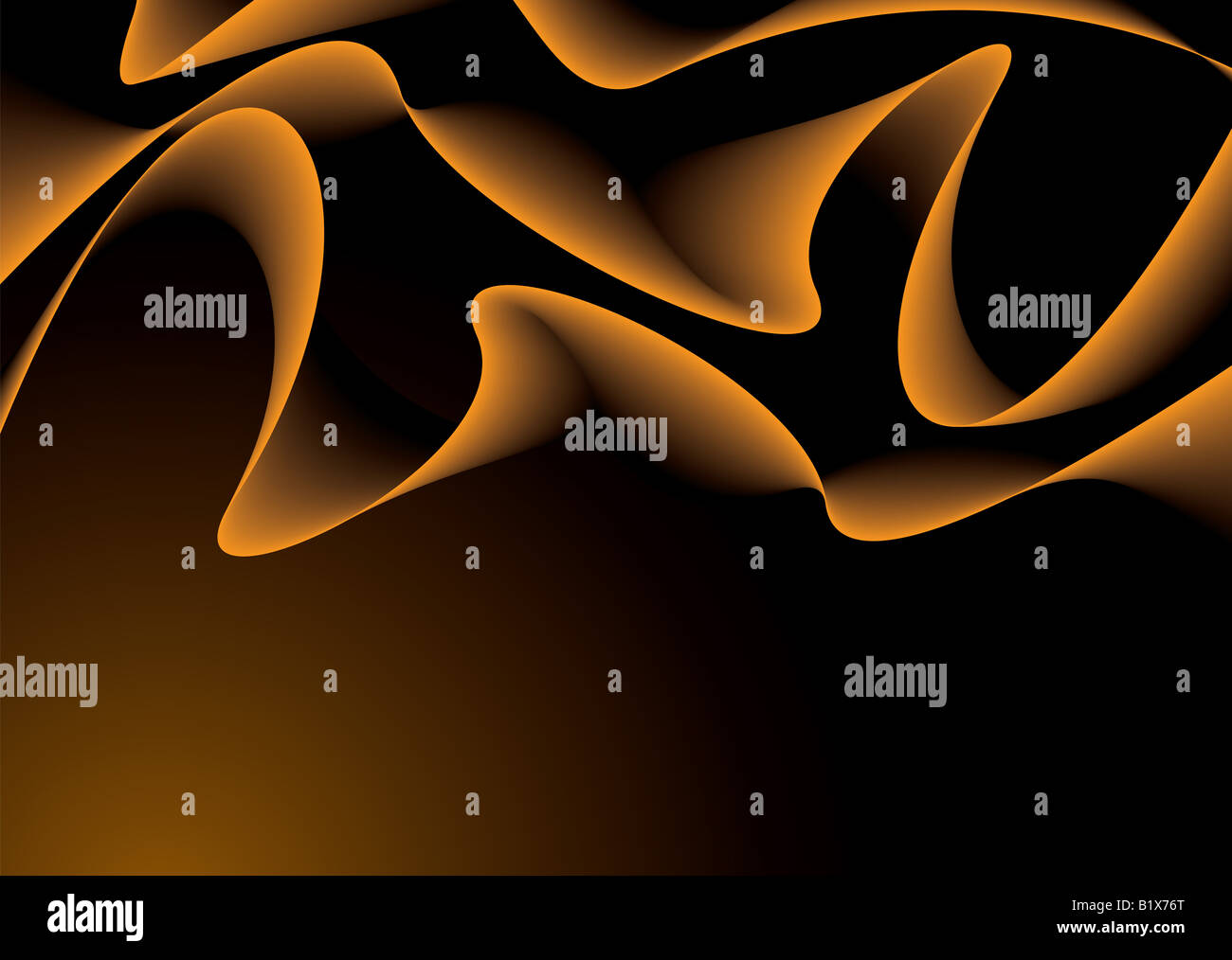 Flowing abstract background with a wave design and copy space Stock ...