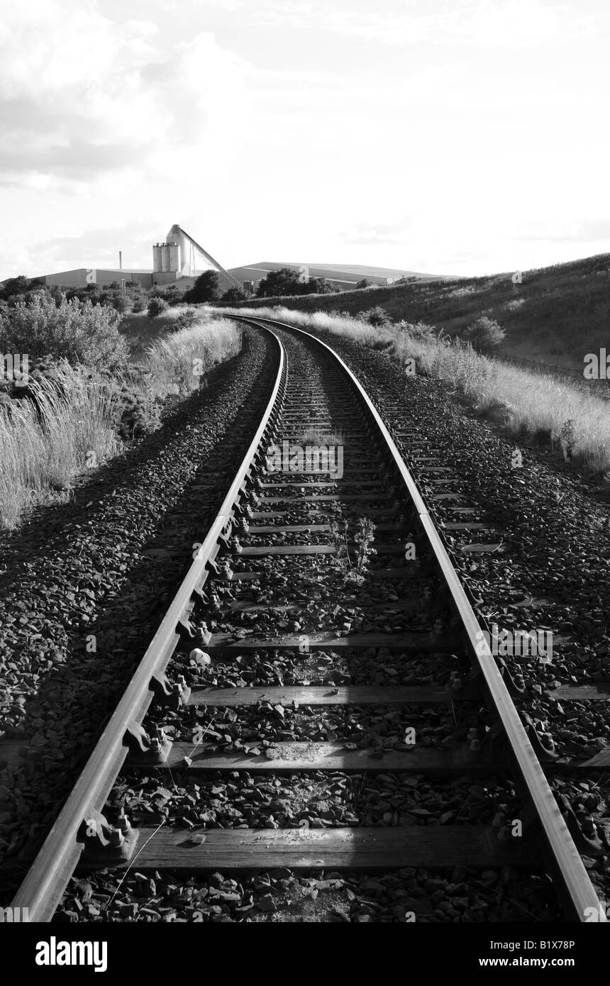 Railway track railway line hi-res stock photography and images - Alamy