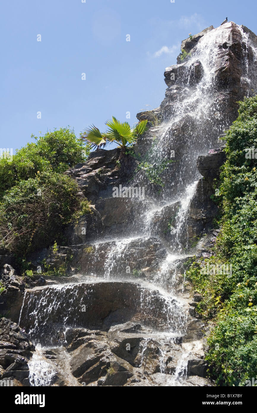 Costa del Sol Spain Waterfall Stock Photo - Alamy