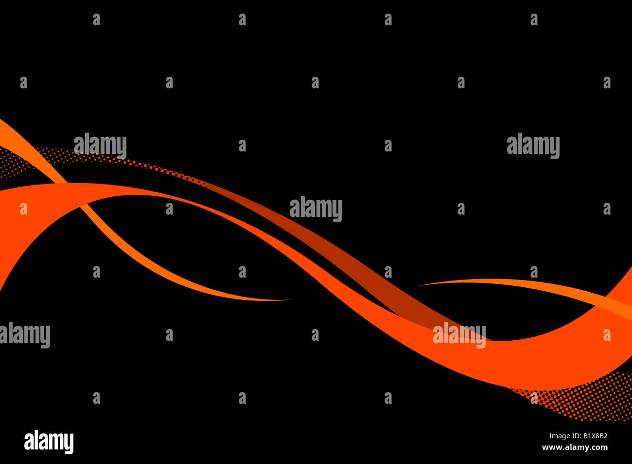 Colorful three dimensional flowing curves layout with plenty of copy ...