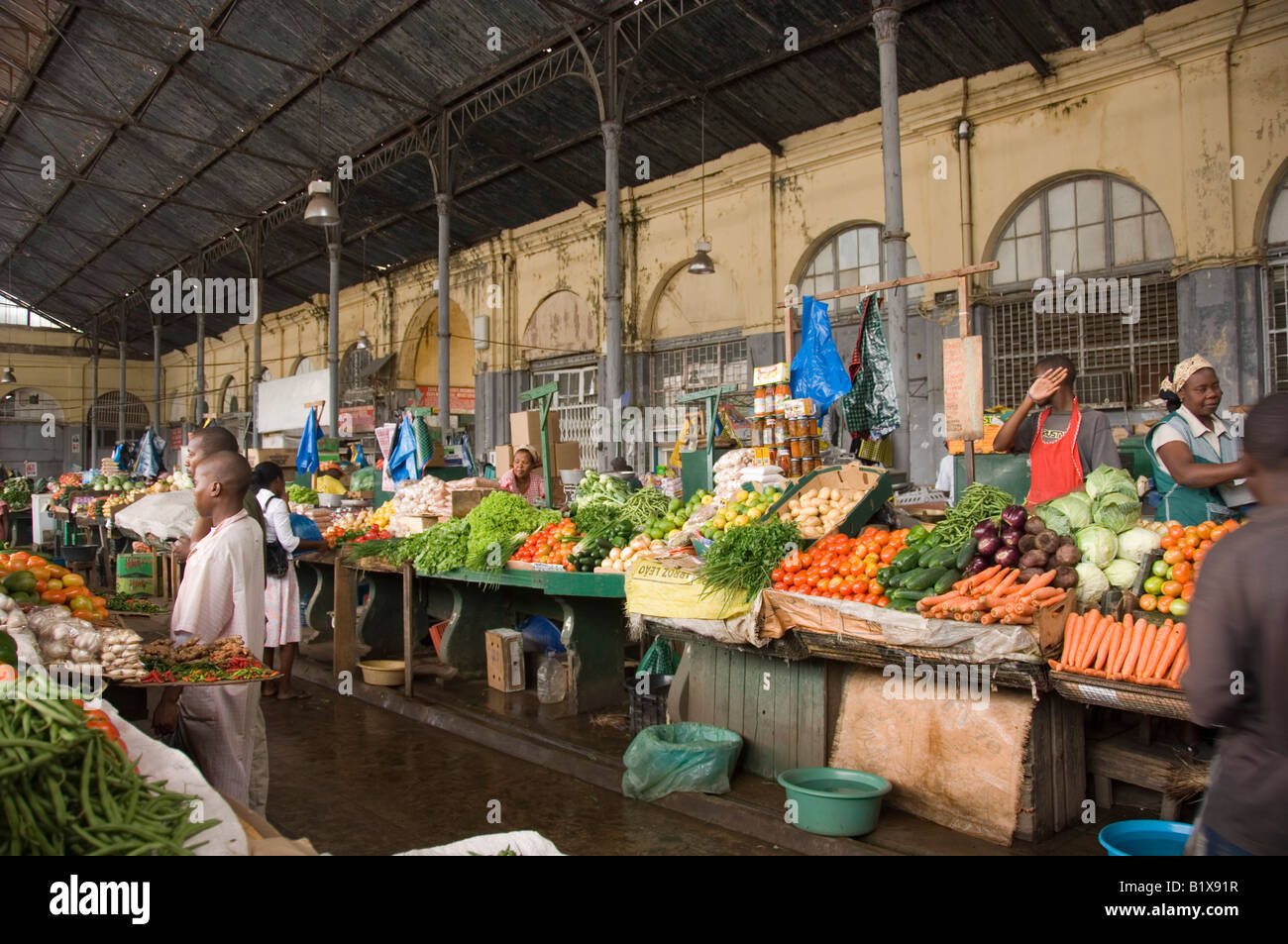 Mercado Municipal in Maputo, Mozambique Stock Photo - Alamy