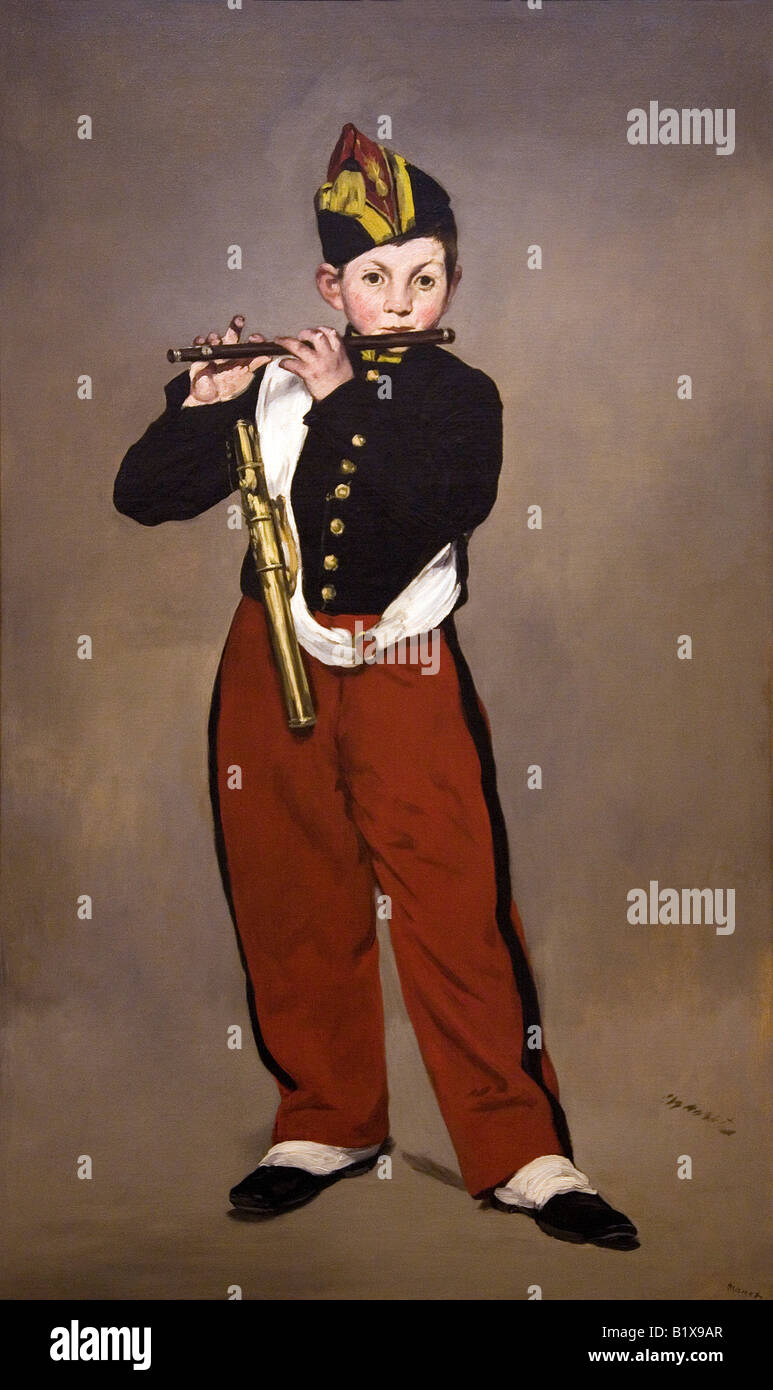 Fife Player by Edouard Manet 1866 oil on canvas Musee D'Orsay D Orsay ...