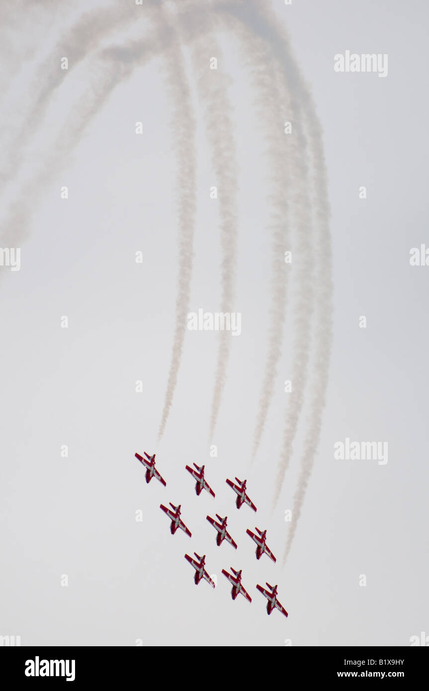 The Snowbirds, Canada's extreme aerobatic team, perform precise ...