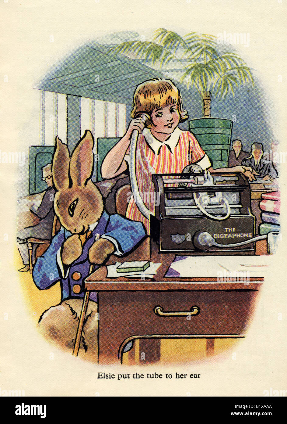 An early Dictaphone shown in the Children's Book the illustrated ...