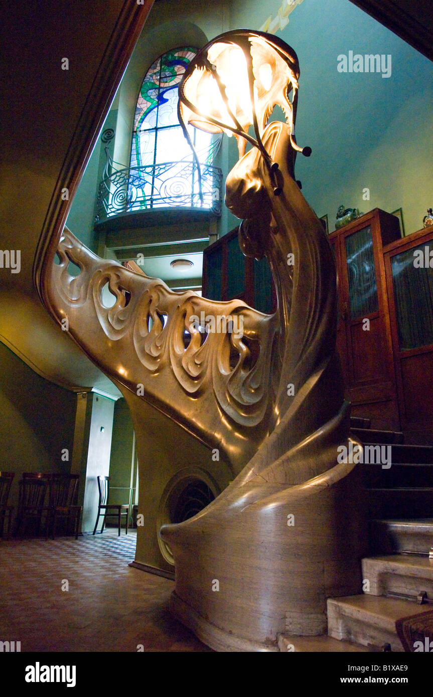 Limestone Staircase at The Gorky House Museum Moscow Russia Stock Photo ...