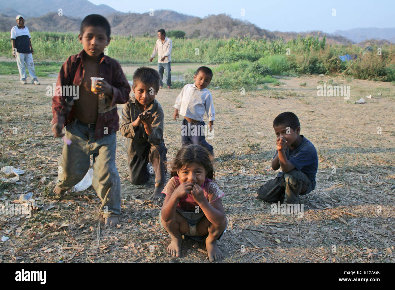 Dirty and hungry poverty stricken children Stock Photo - Alamy