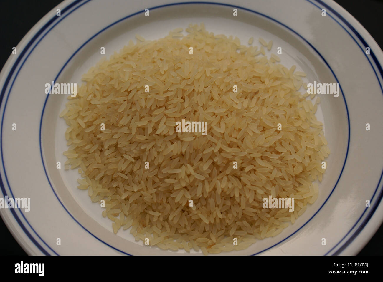 plate with rice Stock Photo - Alamy