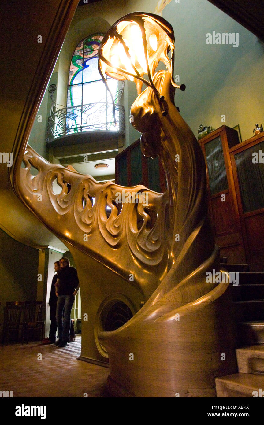 Limestone Staircase at The Gorky House Museum Moscow Russia Stock Photo ...