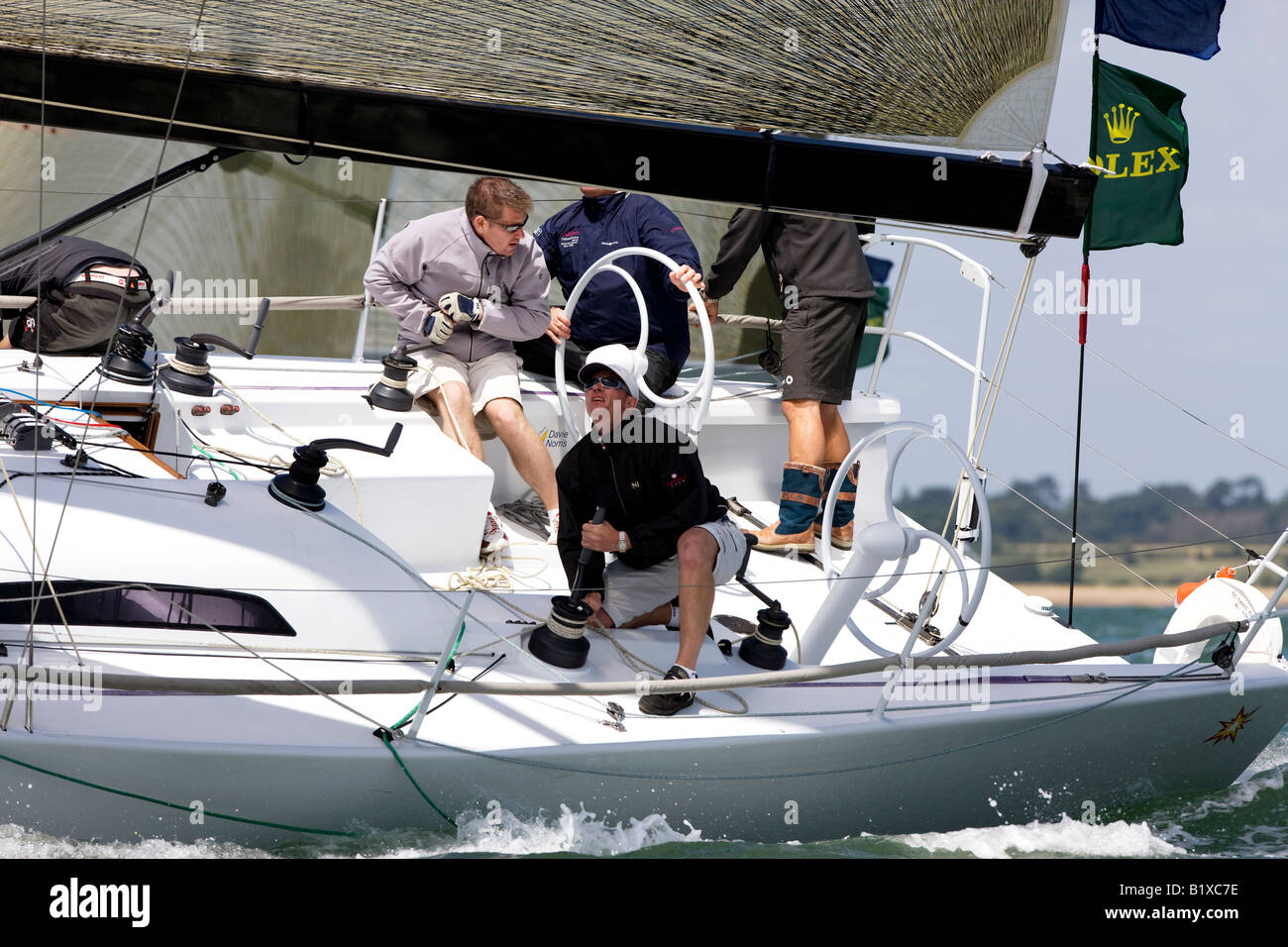 yacht racing in rolex commodore's cup 2008 Stock Photo - Alamy