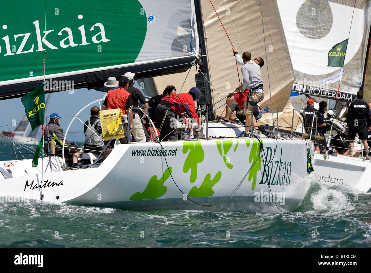 yacht racing in rolex commodore's cup 2008 Stock Photo - Alamy