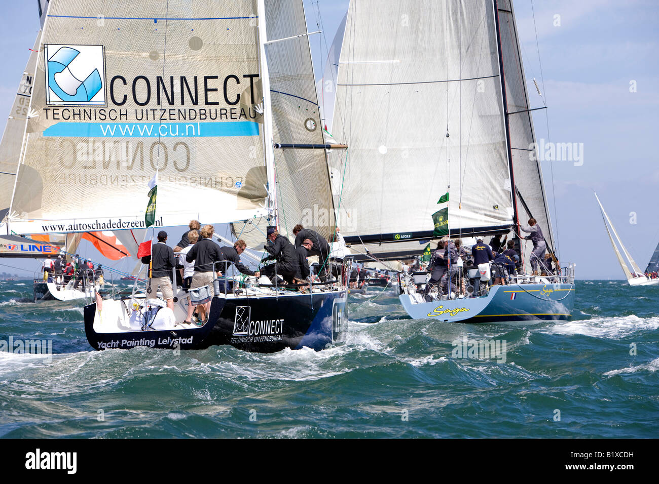yacht racing in rolex commodore's cup 2008 Stock Photo - Alamy