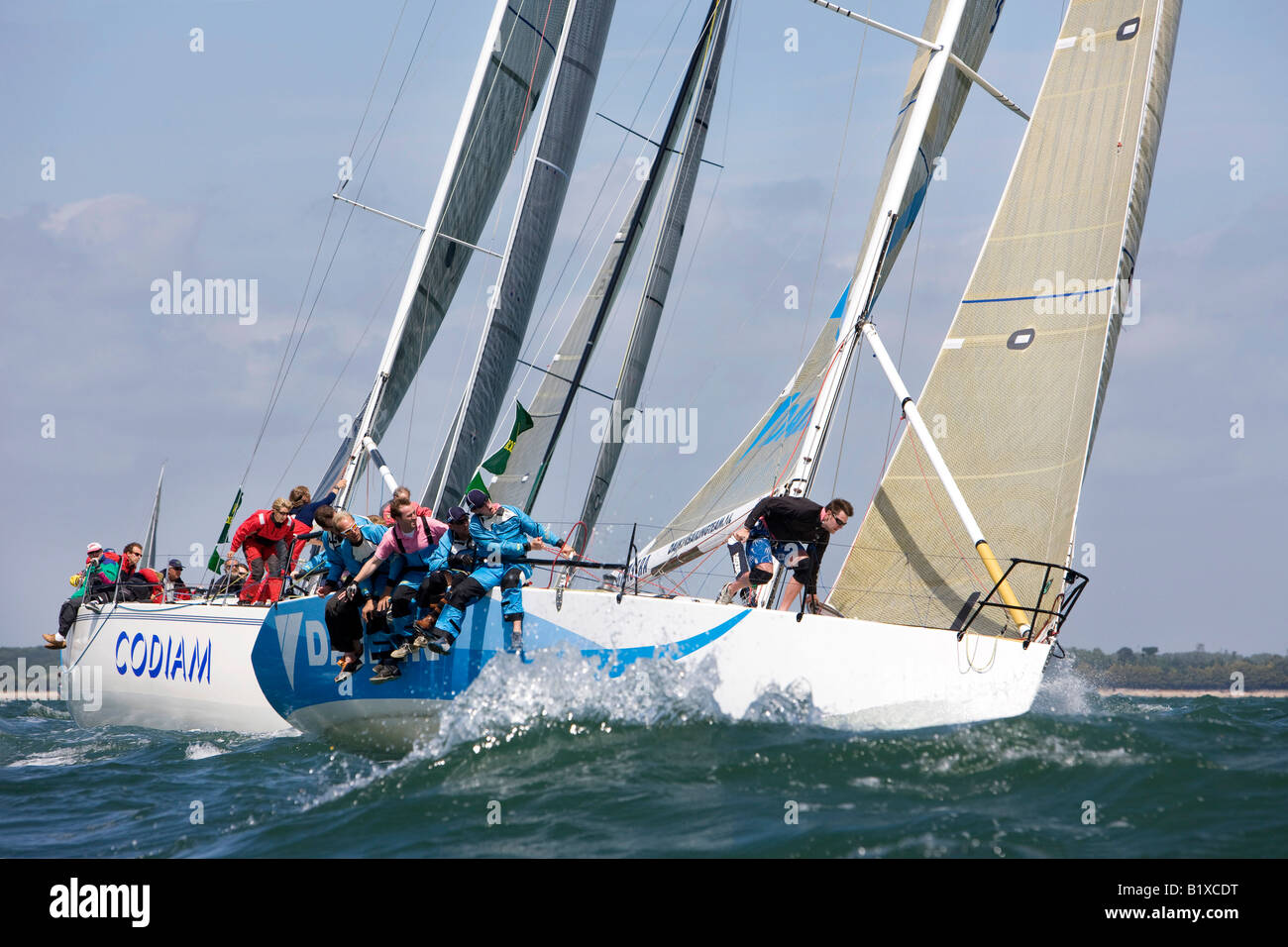 yacht racing in rolex commodore's cup 2008 Stock Photo - Alamy