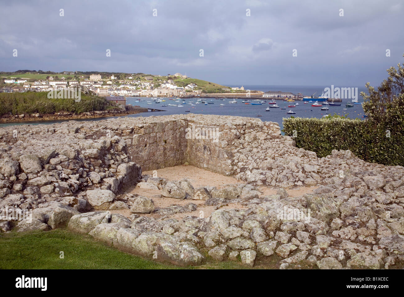 harry s walls looking towards the harbour st mary s Isles of Scilly ...