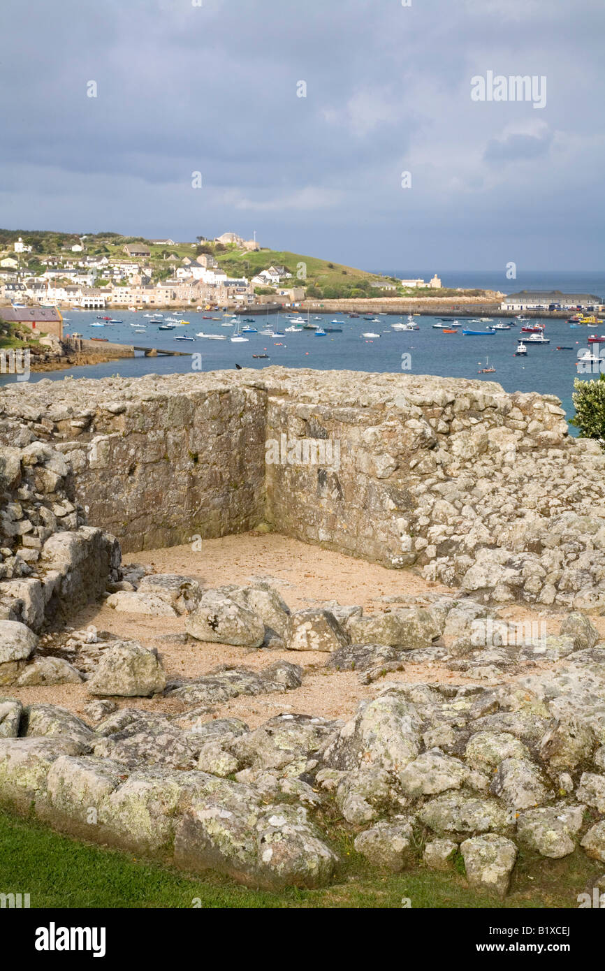 harry s walls looking towards the harbour st mary s Isles of Scilly ...